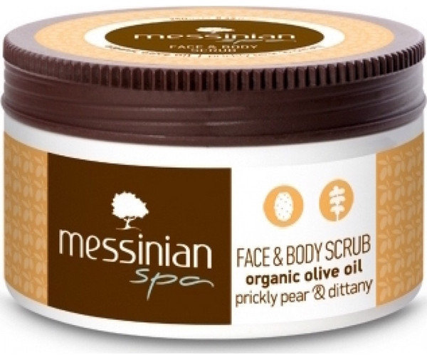 Messinian Spa Face Body Scrub Prickly Pear Dittany 250ml | oFarmakotriftis